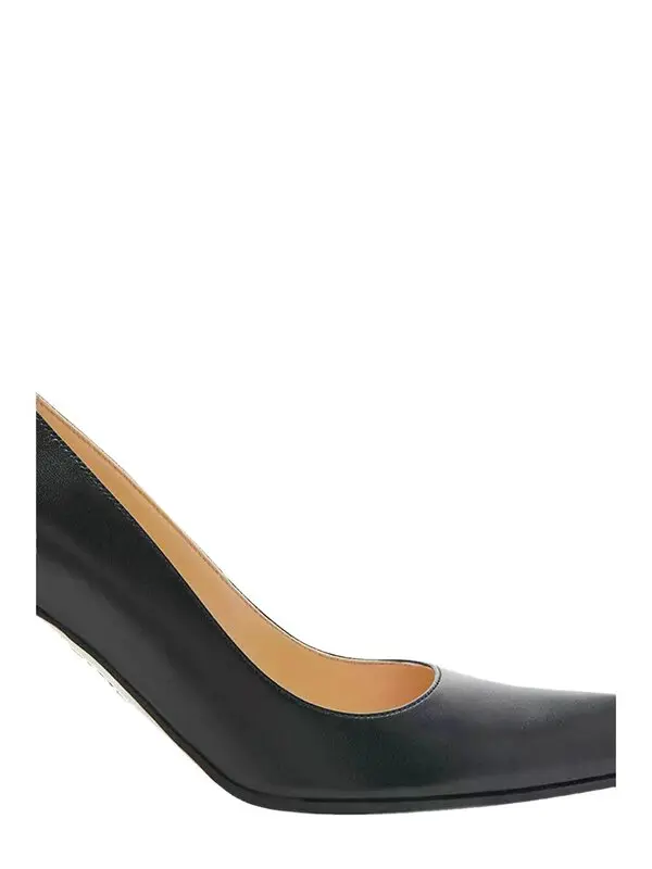 Loewe Pointed-toe Leather Stiletto Heel Pumps - Black