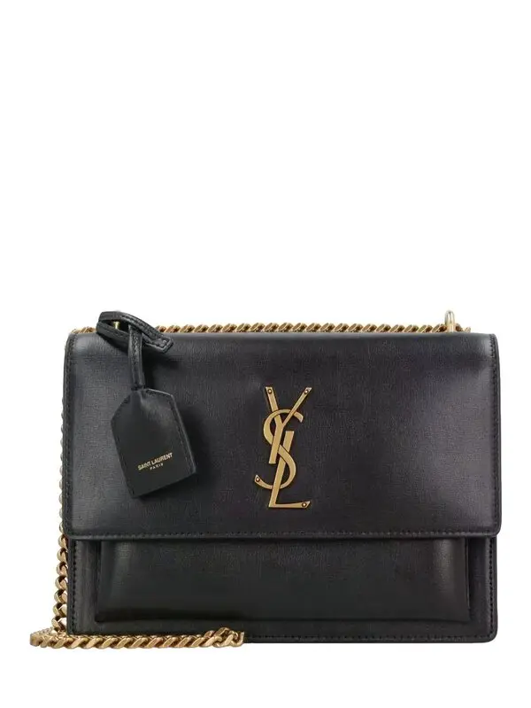 Saint Laurent Sunset Shoulder Bag - Black