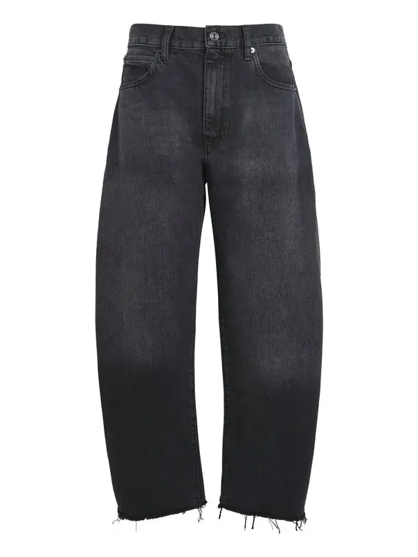 FRAME The Bubble Crop Jeans - Navy