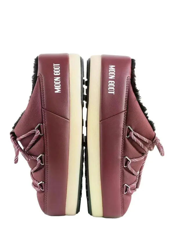 Moon Boot Evx Lace-up Mules - Red