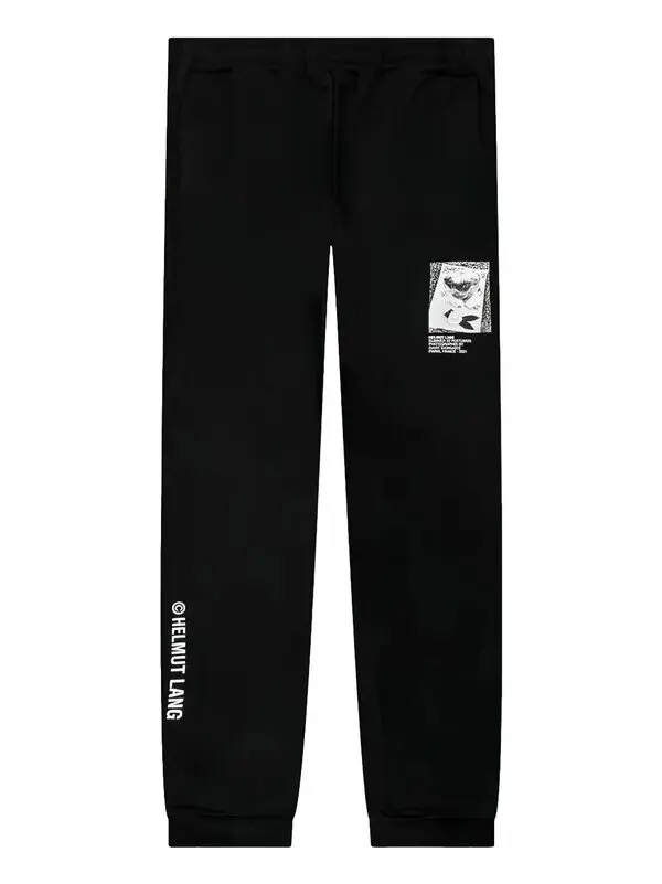 Helmut Lang Cotton Track Pants - Black