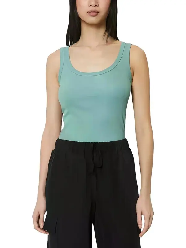 Marc O'polo Scoop Neck Sleeveless Top - Blue