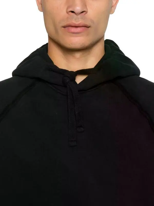 Stone Island Cotton Hoodie - Black