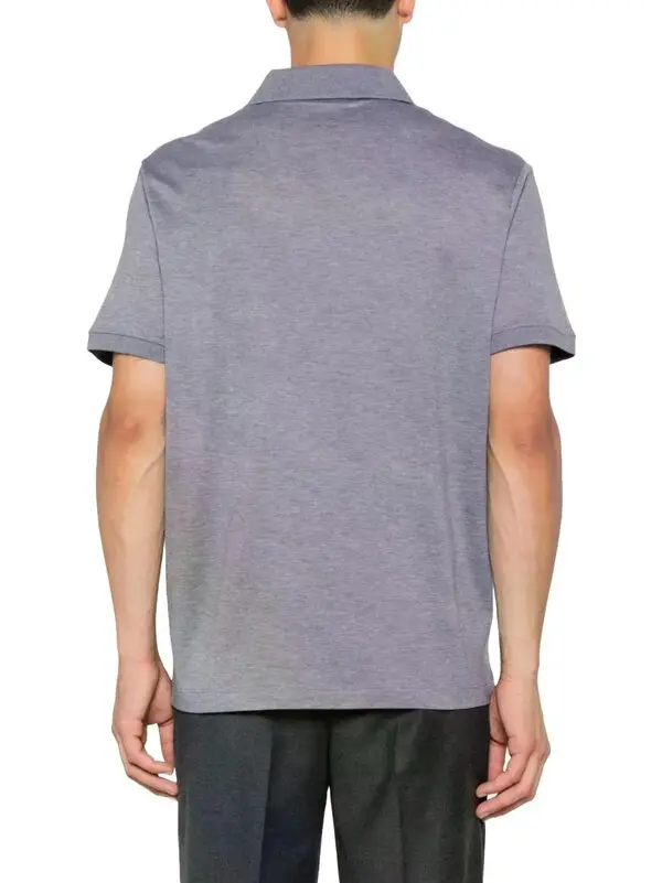 Paul & Shark Logo-embroidered Cotton Polo Shirt - Grey