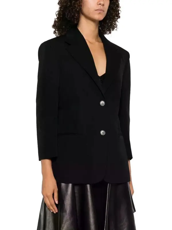 Givenchy Three-button Notched-lapel Jacket - Black