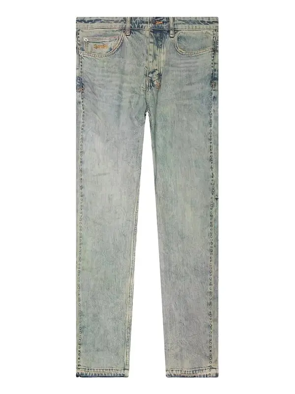 Ksubi Chitch Jeans With Studded Detailing - Blue