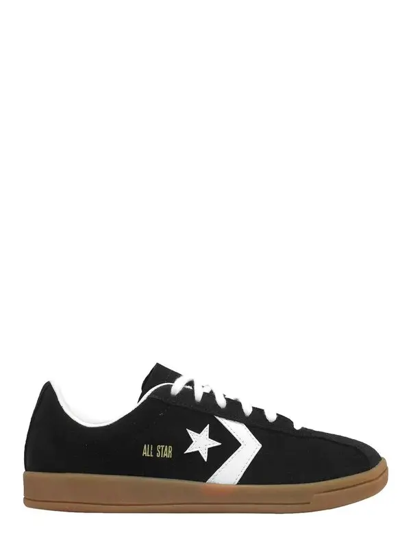 CONVERSE Low Top Suede Sneakers With Gum Sole - Black