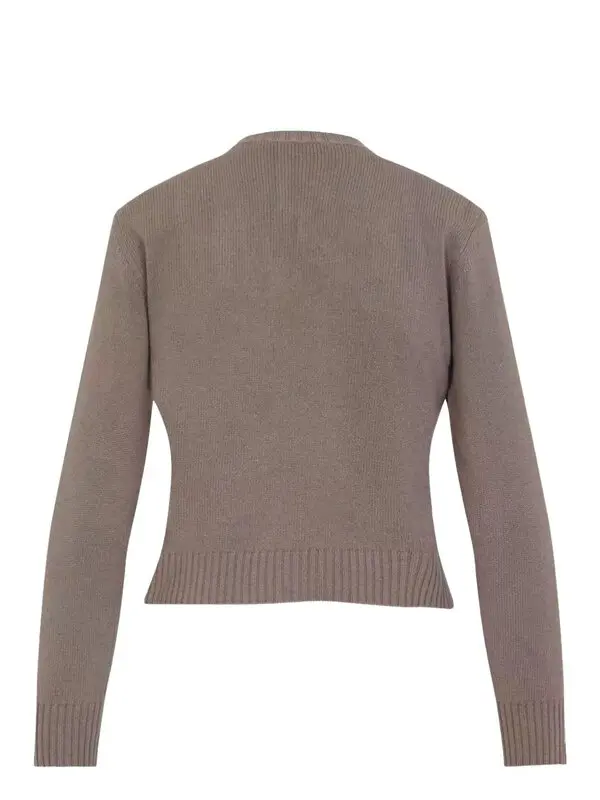 Fabiana Filippi Ribbed Button Cardigan - Neutrals