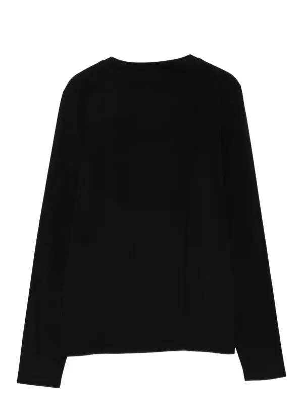 P.a.r.o.s.h Long-sleeve Cotton T-shirt - Black