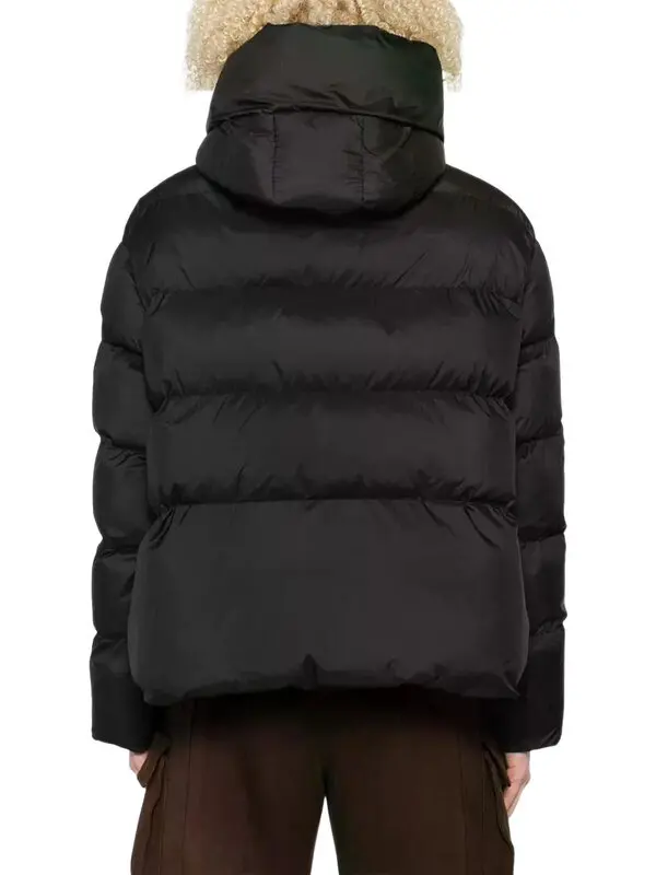 Pinko Quilted High-neck Jacket - Black