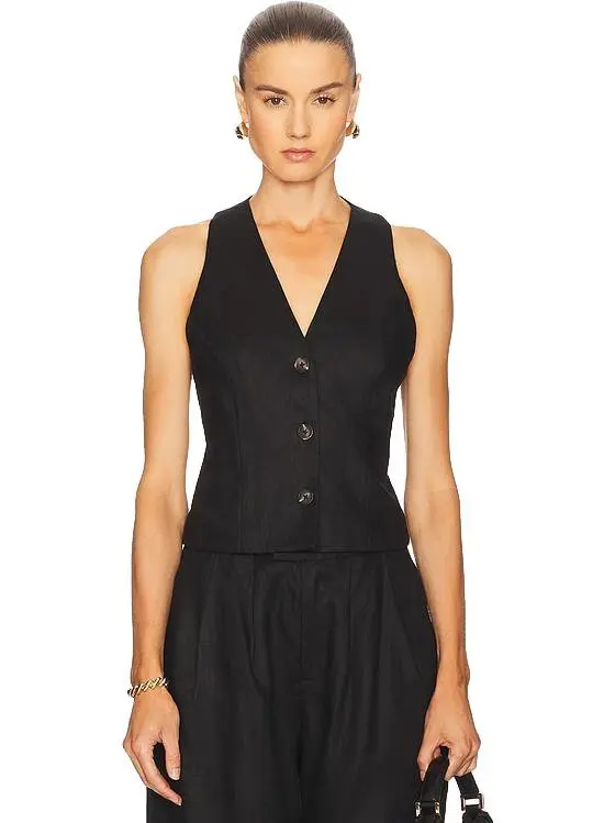 LOVERS AND FRIENDS Drew Top - Black