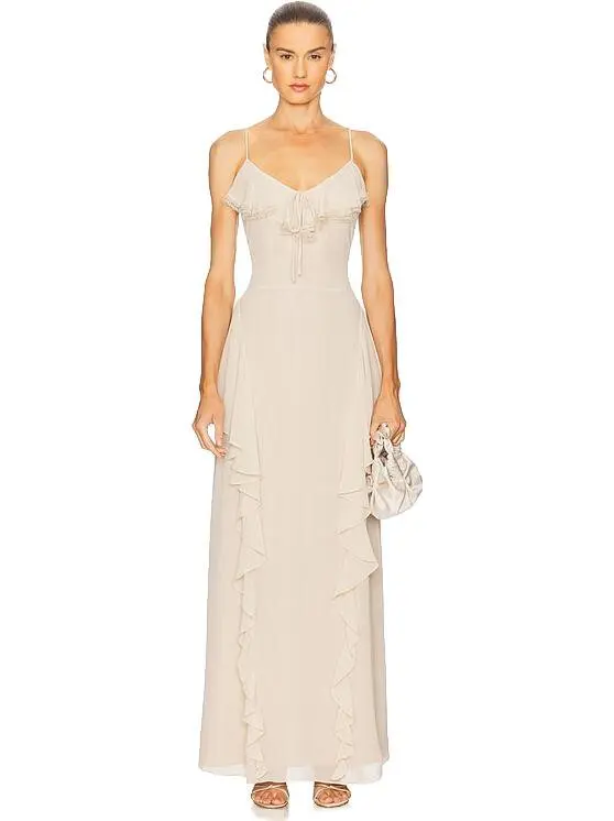 Tularosa Remley Maxi Dress - Taupe