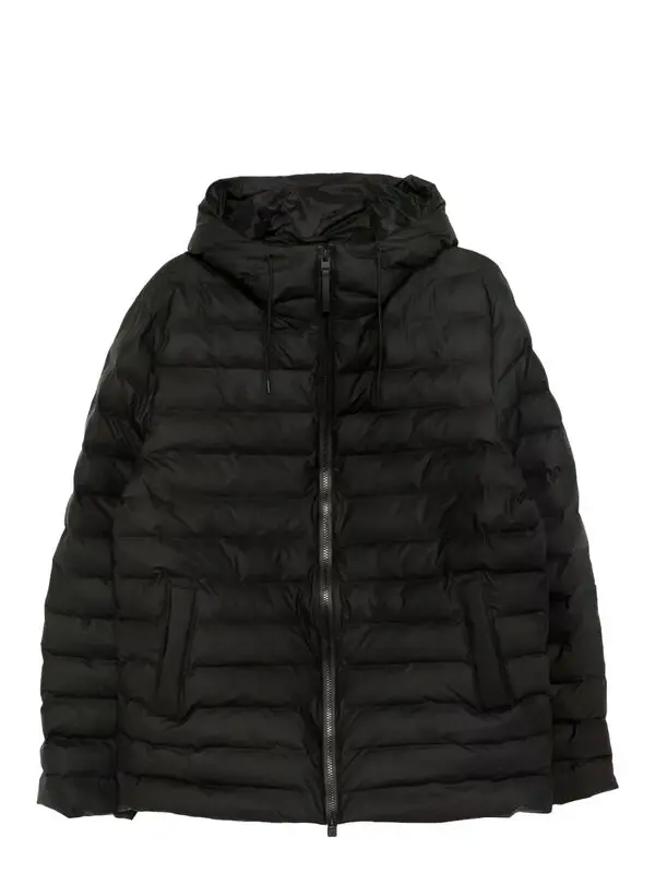 Rains Logo-patch Jacket - Black