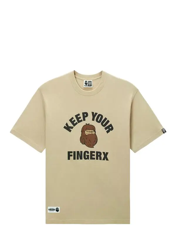 FINGERCROXX Graphic-print T-shirt - Neutrals