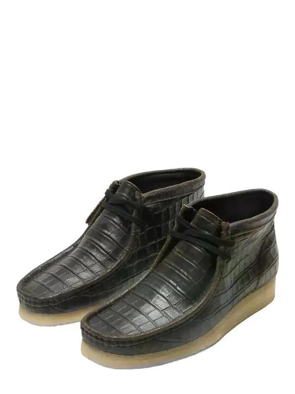 Clarks Wallabee Crock Boots - Black