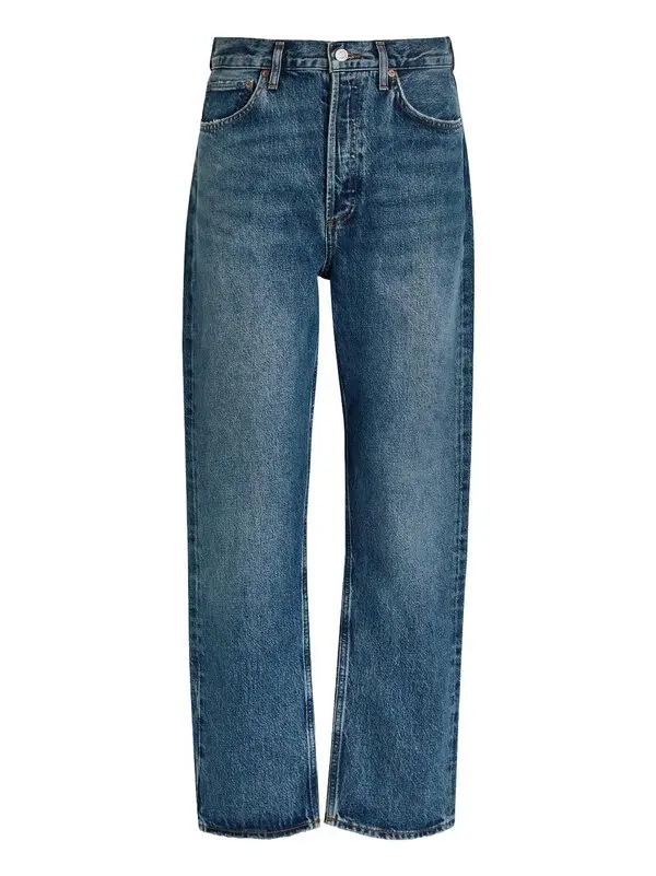 AGOLDE 90s Straight-leg Jeans In Essence Wash - Blue