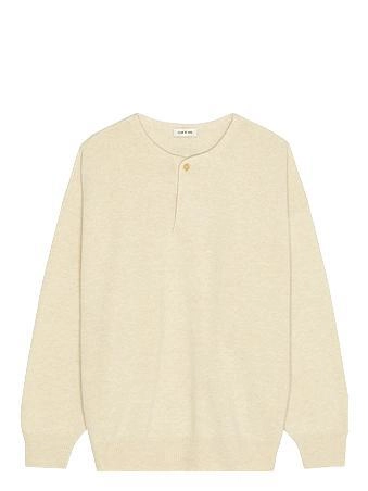 Fear Of God Henley Sweater - Bone