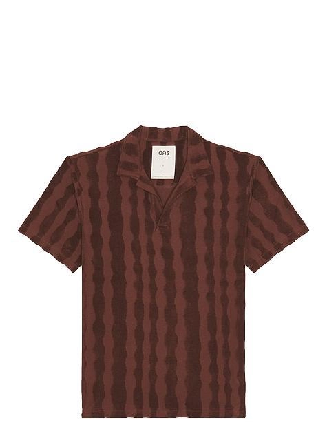 Oas Totem Polo Terry Shirt - Red
