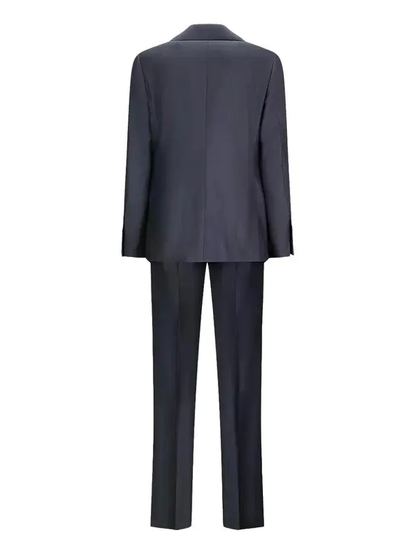 LARDINI Single-breasted Wool Suit - Blue