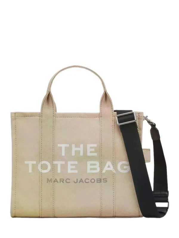 Marc Jacobs Logo Printed Tote Bag - Neutrals
