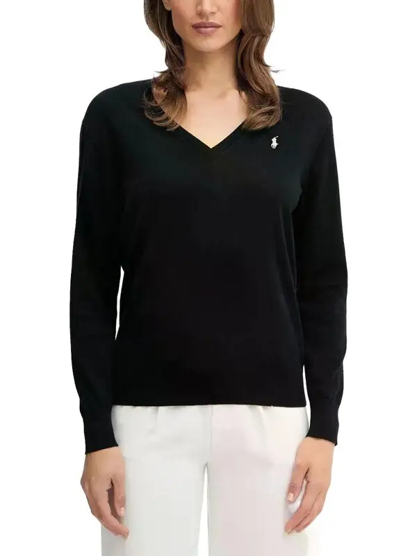 Polo Ralph Lauren V-neck Sweater - Black