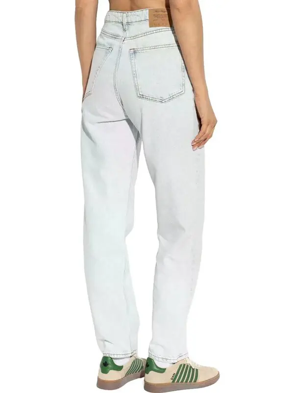 American Vintage Joybird High-waisted Straight Leg Jeans - Blue