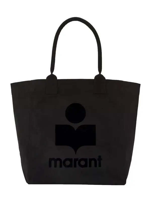 Isabel Marant Étoile Logo Detail Tote Bag - Black