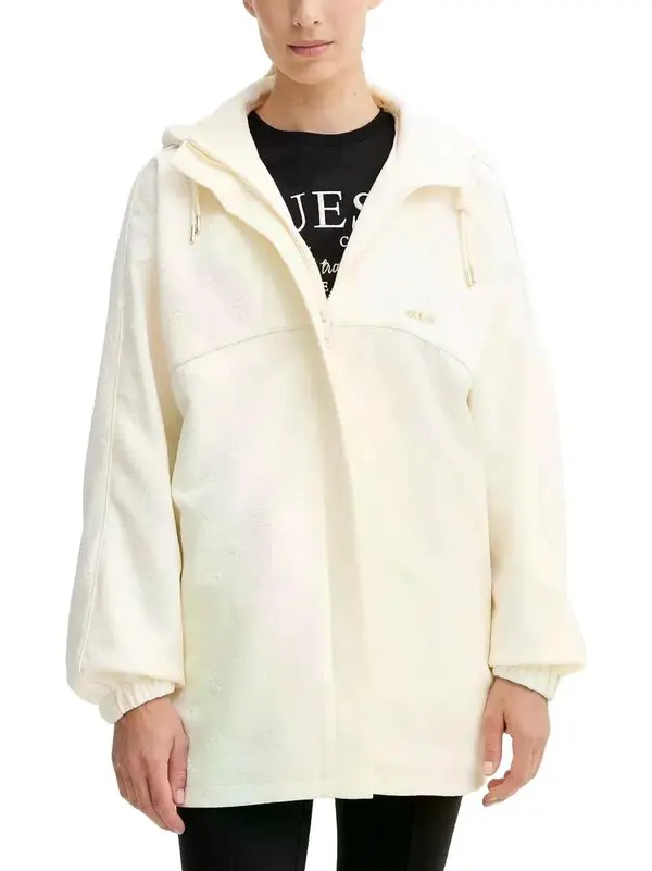 Guess Zip-up Hoodie - Neutrals