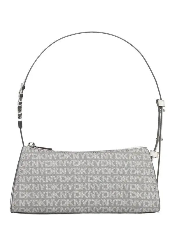 Dkny Logo Plaque Tote Bag - Grey
