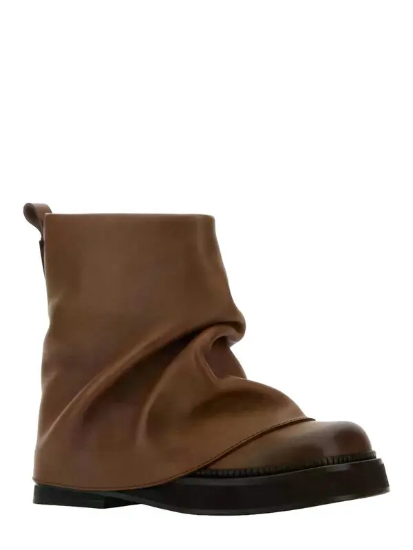 Attico Mini Robin Ankle Boots - Brown