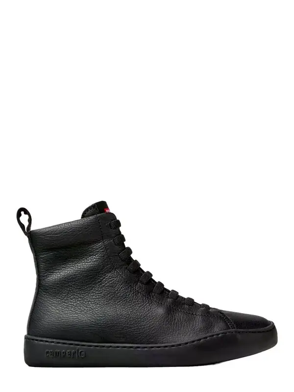 Camper Peu Cami Lace-up Leather Combat Boots - Black