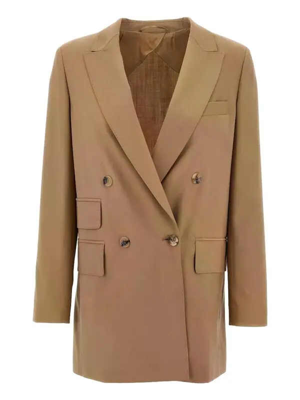 Max Mara Double-breasted Blazer - Neutrals