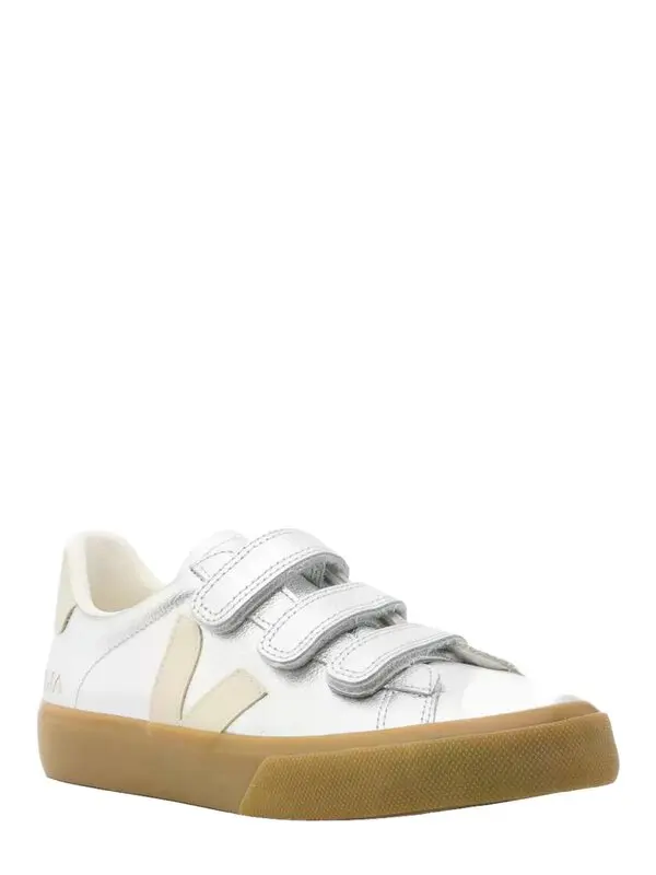 VEJA Recife Leather Sneakers - Silver