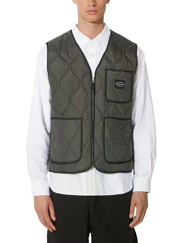 AWAKE NY Quilted Waistcoat - Grey