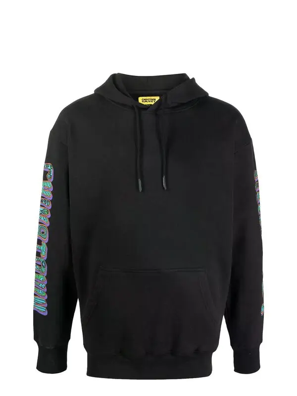 MARKET Peace Symbol Print Hoodie - Black