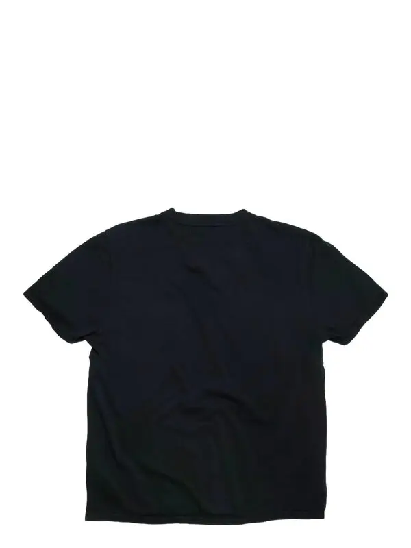 LES TIEN Chest-pocket Cotton T-shirt - Black