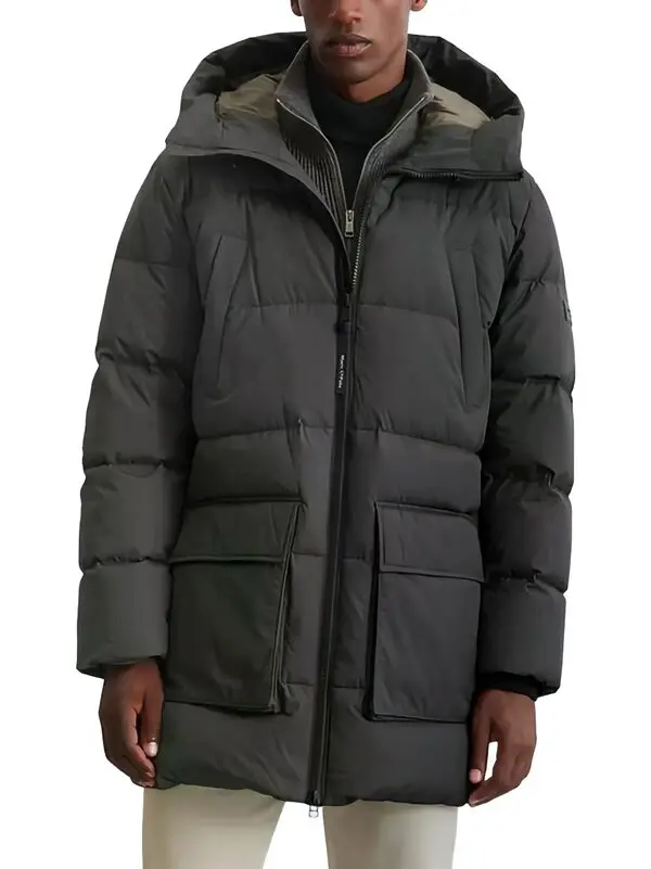 Marc O'polo Padded Hooded Parka - Grey