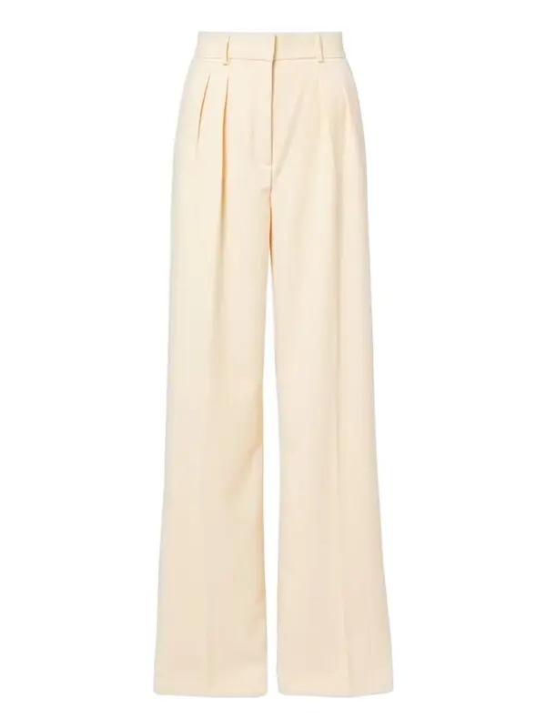 Rebecca Vallance Rowan High-rise Wide-leg Pants - Yellow