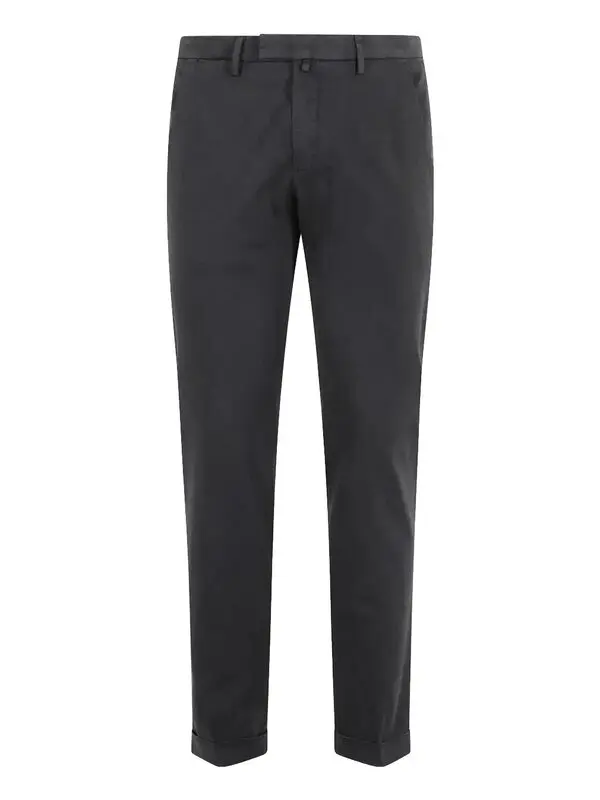 BRIGLIA 1949 Cuffed Trousers - Grey