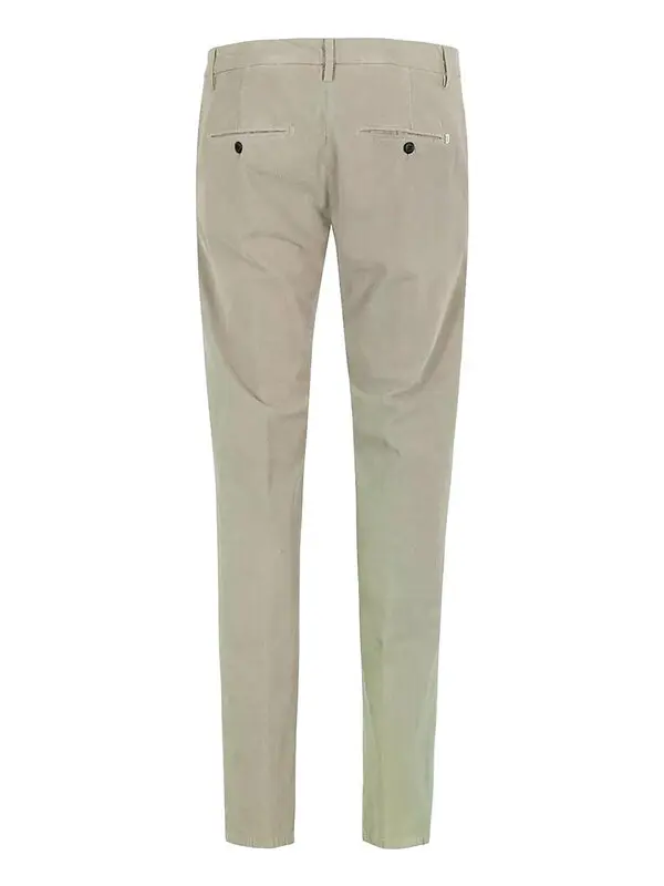 DONDUP Logo-patch Trousers - Neutrals