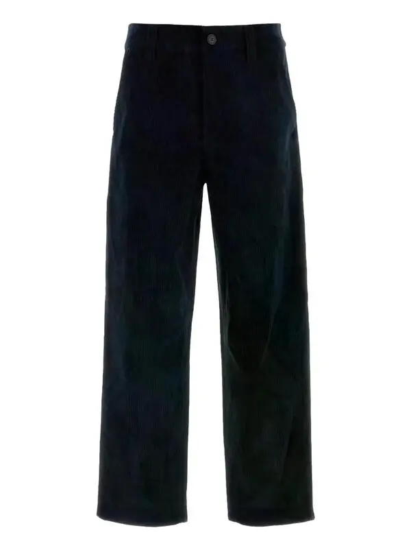 A.p.c. Dark Navy Corduroy Trousers - Blue