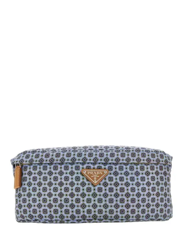 Prada Printed-pattern Belt Bag - Blue