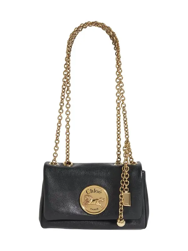 Chloé Small Leather Shoulder Bag - Black