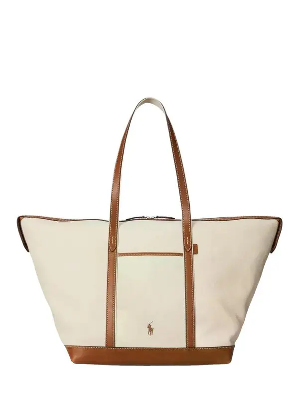 Polo Ralph Lauren Bellport Canvas Tote Bag - Neutrals