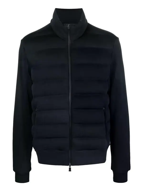 Herno Funnel-neck Padded Jacket - Blue