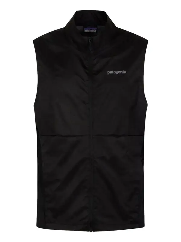 Patagonia Zip-front Logo Vest - Black