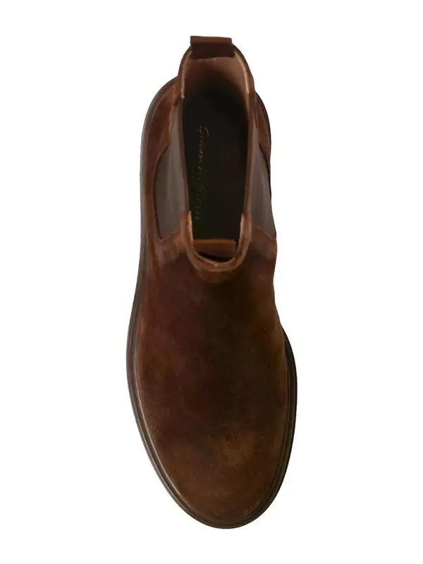 GIANVITO ROSSI Chester Suede Chelsea Boots - Brown