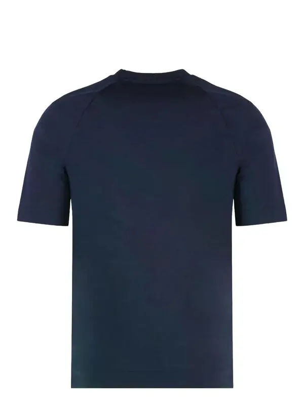 BOSS Raglan-sleeve T-shirt - Blue