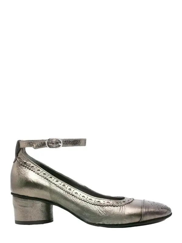 KUDETA 45mm Ankle Strap Pumps - Grey