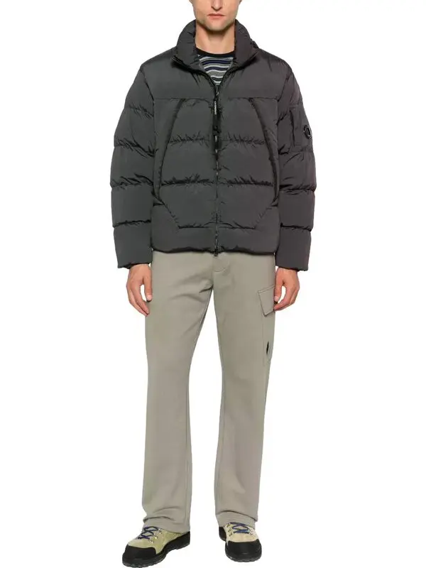 C.P. COMPANY Quilted Puffer Jacket - Grey